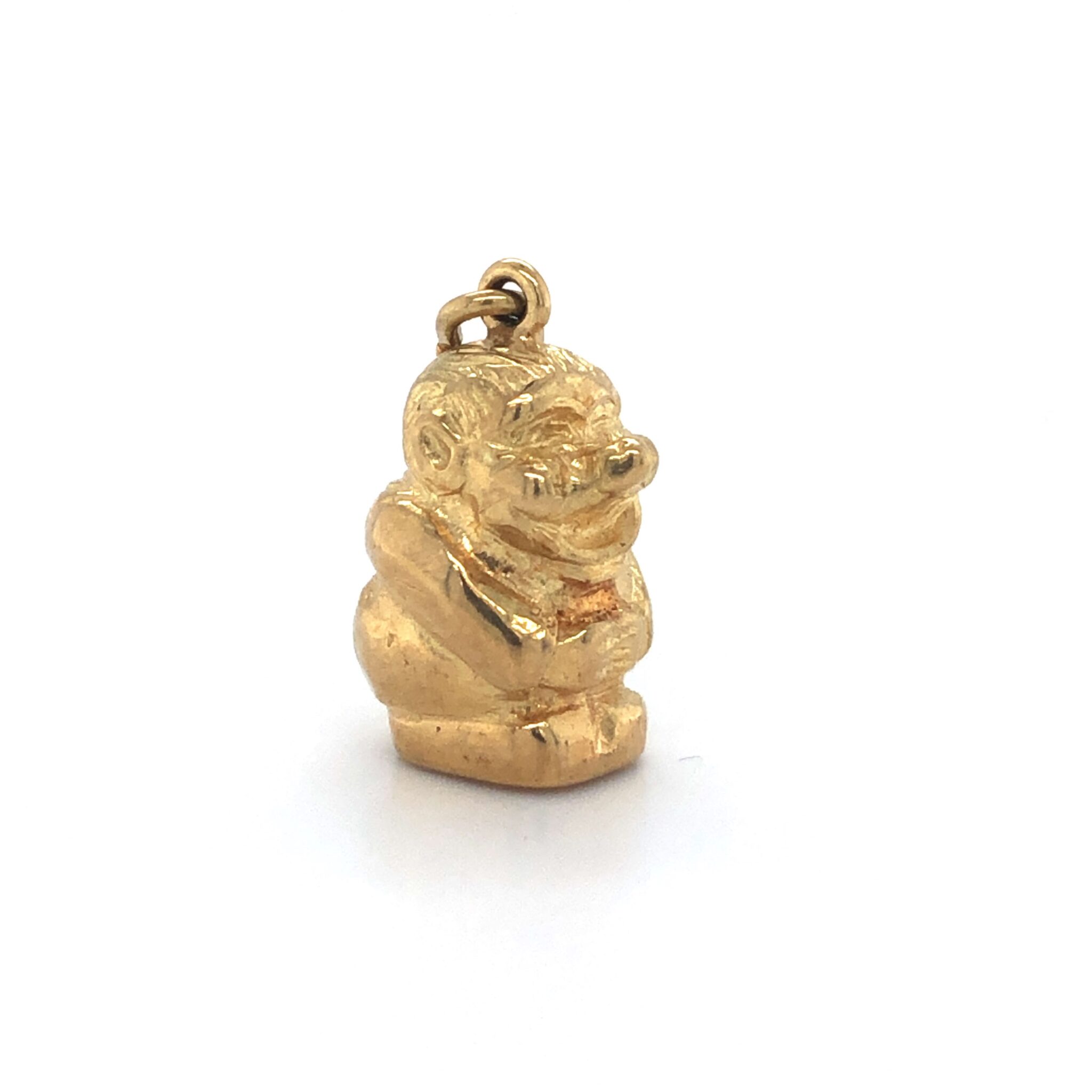Vintage Norse Laughing Troll Doll Charm or Pendant 14k Yellow Gold ...